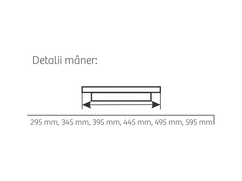 Mânere Pentru Fronturi MDF - BOND PLUS