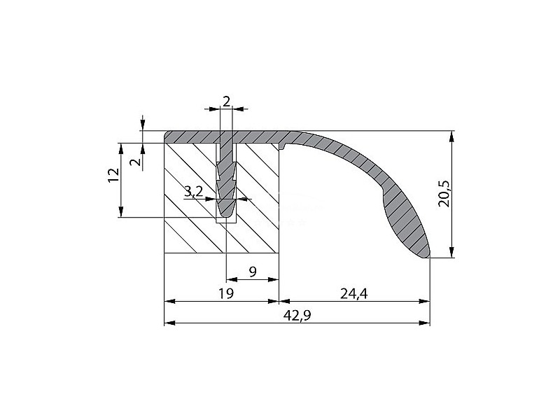 Mânere Pentru Fronturi MDF - BOND PLUS